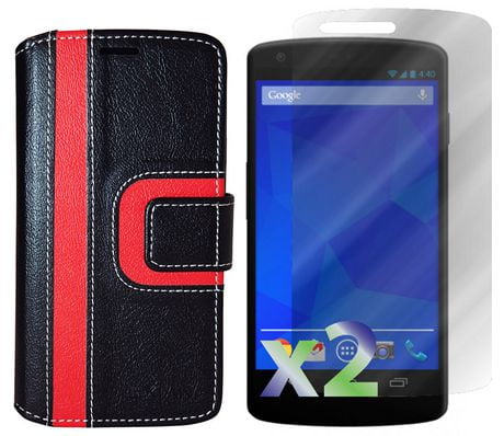 Click here for Exian Wallet Case For Nexus 5  Striped Pattern - B... prices