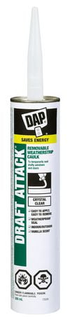 DAP Draft Attack Removable Weatherstrip Caulk, 300 ml - Walmart.ca