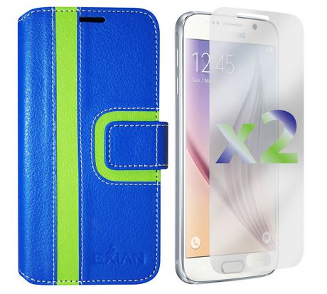 Click here for Exian Wallet Case For Samsung Galaxy S6  Striped P... prices