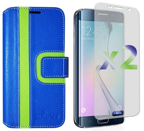 Click here for Exian Wallet Case For Samsung S6 Edge  Striped Pat... prices