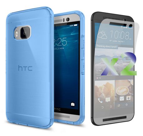 Click here for Exian Transparent Case For Htc One M9 - Blue Blue prices