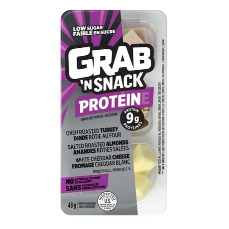 Grab 'N Snack Turkey Almond and Cheddar Cheese Snack Kit - Walmart.ca