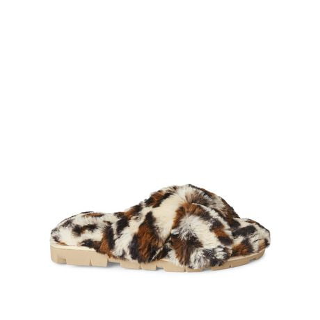 Click here for George Womens Jasmine Slippers Leopard 9-10 prices