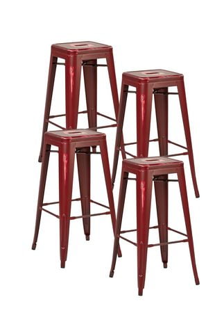 Click here for Osp Designs Bristow 30 Antique Red Metal Barstool... prices