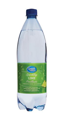 Great Value Sparkling Lime Carbonated Water | Walmart Canada