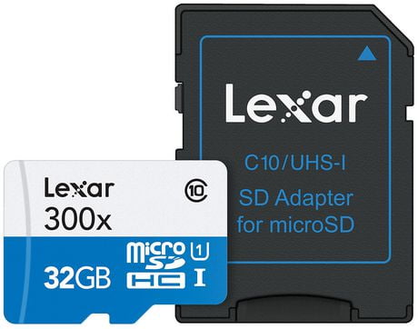 LEXAR MEDIA INC Lexar® High-Performance 32GB 300x microSDHC™ - Walmart.ca
