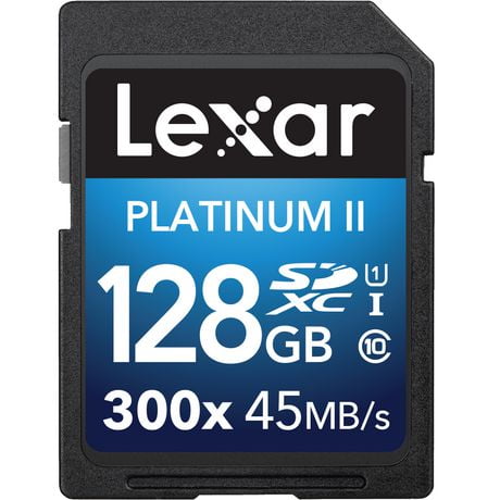 LEXAR MEDIA INC Lexar® Platinum II 300x SDXC™ UHS-I 128GB | Walmart Canada