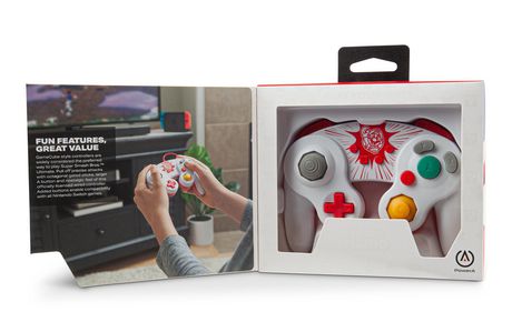 PowerA Wired Controller for Nintendo Switch – GameCube style Mario ...