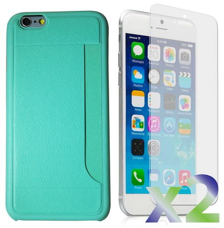 Click here for Exian Case With Card Slot For Iphone 6/6S In Green prices