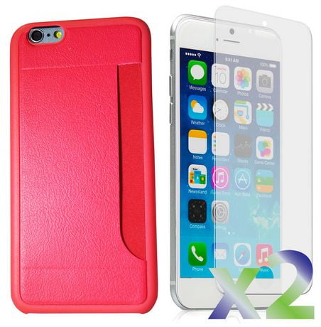 Click here for Exian Case With Card Slot For Iphone 6/6S In Pink prices