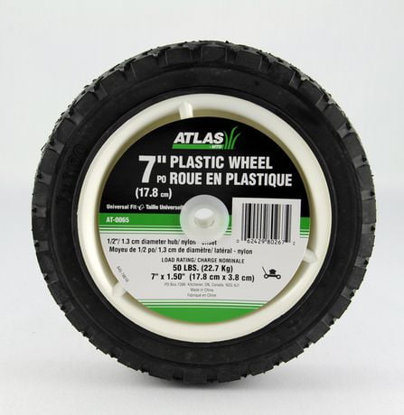 Click here for Atlas 7-Inch Universal Plastic Wheel Black prices