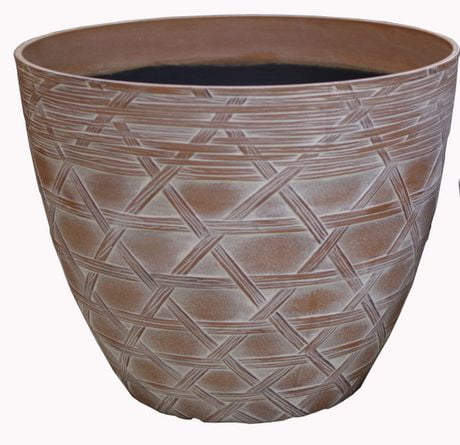 Click here for Hometrends 12.5 Inch Arabesque Resin Planter-White... prices