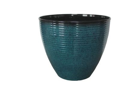 Click here for Hometrends 13 Inch Rib Planter-Dark Blue Dark Blue... prices