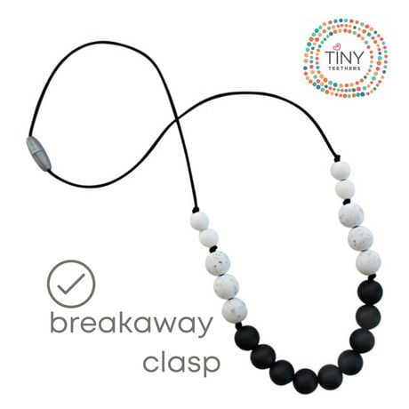 Click here for Tiny Teethers Silicone Teething Necklace Black prices