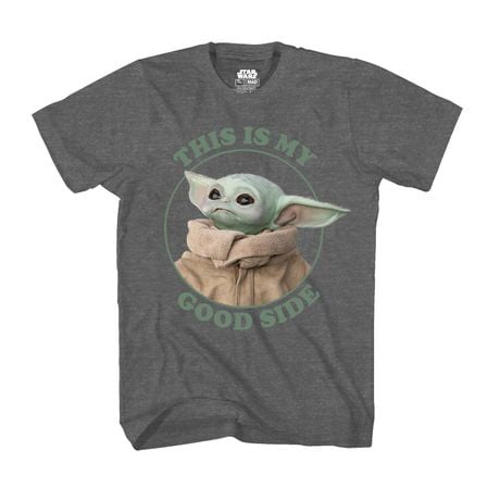 Click here for Mens Star Wars This Is My Good Side T-Shirt Grey S prices