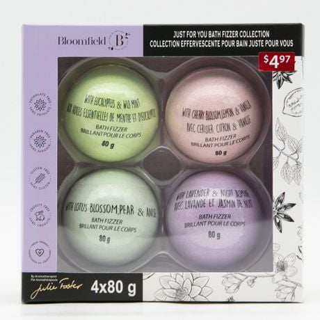 Just for You Bath Fizzer Collection, Quantity - 80 g x 4 Count - Walmart.ca