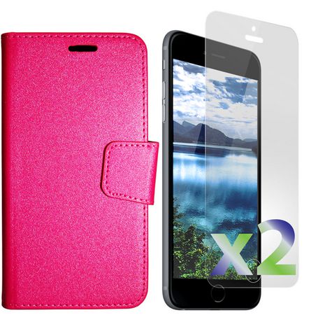 Click here for Exian Wallet Case For Iphone 7 In Pink prices