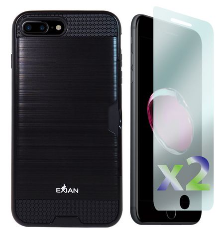 Click here for Exian Armored Case With Card Slot For Iphone 7 Plu... prices