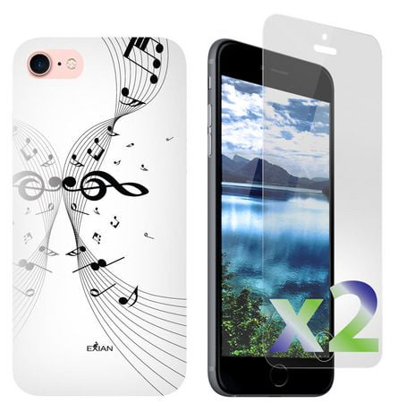 Click here for Exian Musical Notes Case For Iphone 7 In White prices