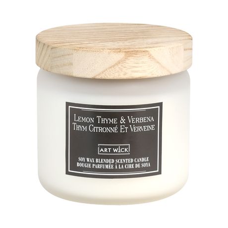 Art Wick 395g Lemon Thyme & Verbena Soy Wax Blended Scented Candle ...