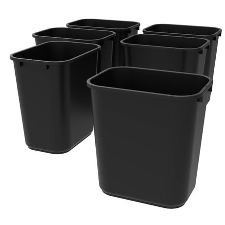 Click here for Storex Medium 26 Liter Waste Basket Black prices