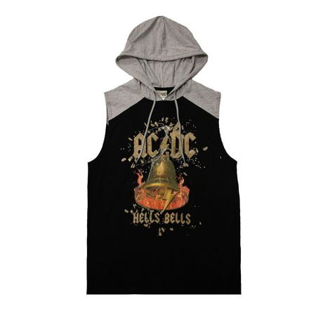 Click here for Ac/Dc Mens Raglan Sleevless Hoodie Black M prices