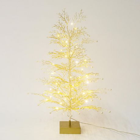 HOLIDAY TIME GOLD GLITTER TREE | Walmart Canada