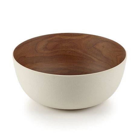 Click here for Brilliant Bamboo Walnut Bowl 23 Cm Basic White M prices