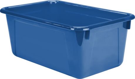 Storex Small Cubby Bin, Dark Blue (case of 5) | Walmart Canada