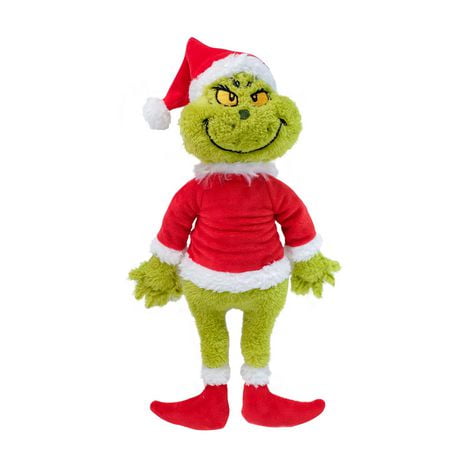 Dr Seuss' The Grinch Who Stole Christmas, Santa Grinch Plush, 13 Inches ...