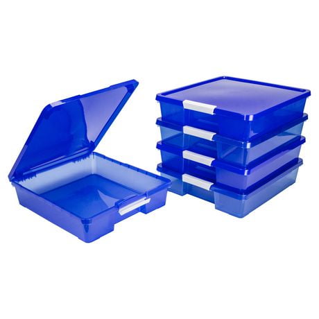 Click here for Storex 12X12 Classroom Student Project Box  Tint B... prices