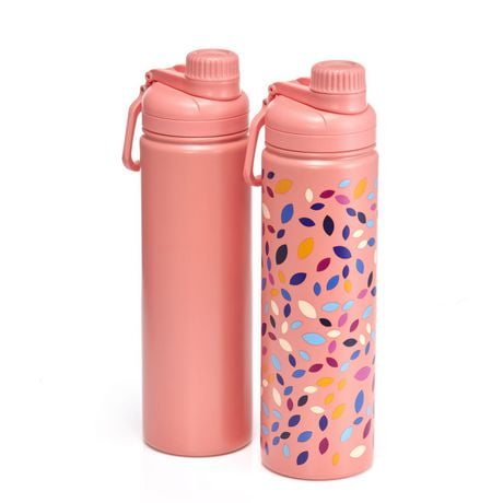 Mainstays 2Pack 24oz Stainless Steel Bottle - Walmart.ca