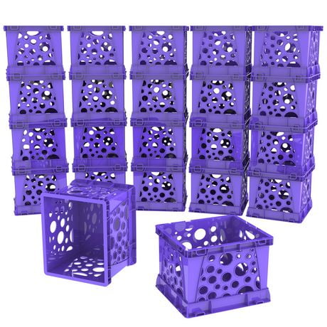 Storex Micro Crate, Purple (case of 18) | Walmart Canada