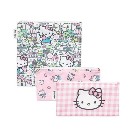 Click here for Bumkins Hello Kitty -Sandwich Bags/Snack Bags  Reu... prices