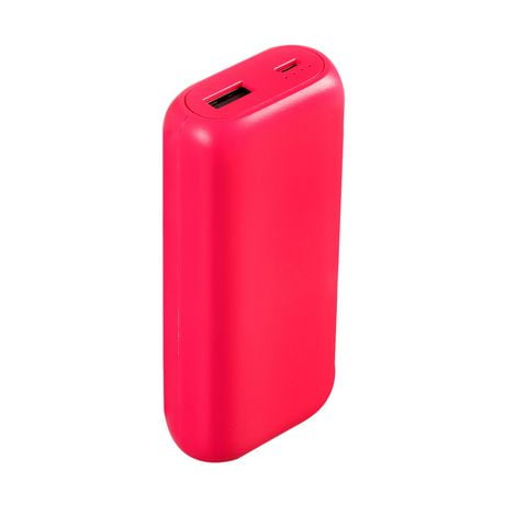 ONN 6700 Mah Powerbank Pink | Walmart Canada