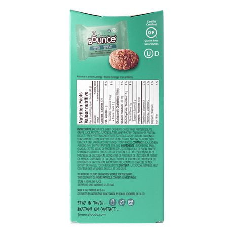 Bounce Protein Energy Ball Caramel Sea Salt | Walmart Canada