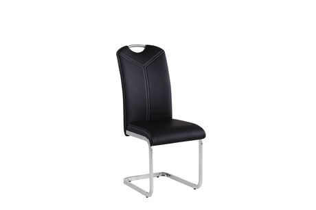 Click here for K-Living Lorie Dining Chair In Black (2 Per Box) B... prices