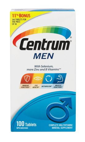 Centrum Men Multivitamin and Multimineral Supplement Tablets | Walmart ...