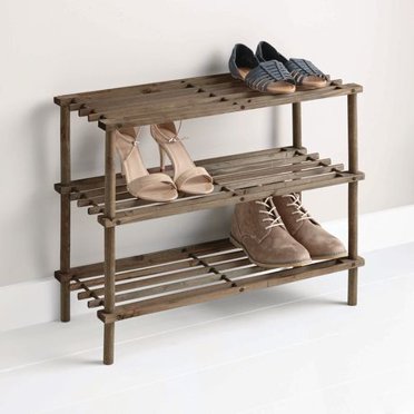 Honey-Can-Do 2 Tier Bamboo Shoe Rack - Walmart.ca