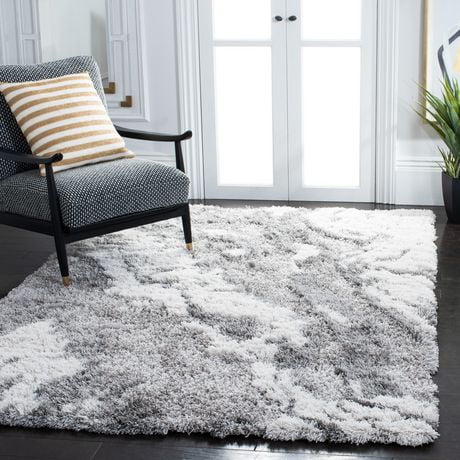 SAFAVIEH Horizon Konstantinos Abstract Shag Area Rug | Walmart Canada