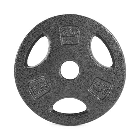 CAP Barbell Standard 1-inch Grip Weight Plate, 5lb, Black | Walmart Canada