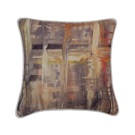 Grey Abstract Printed Cushion - Walmart.ca