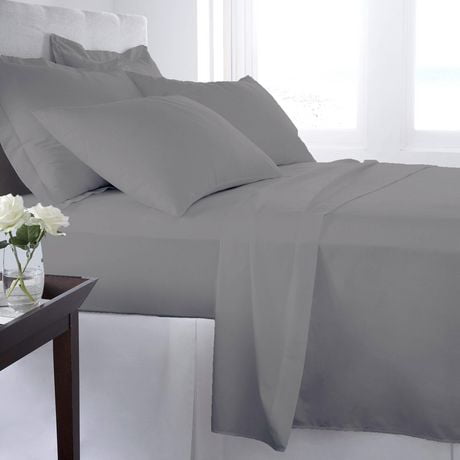 Johnson Home 450 Thread Count Bamboo Sheet Set Drizzle (King) | Walmart ...
