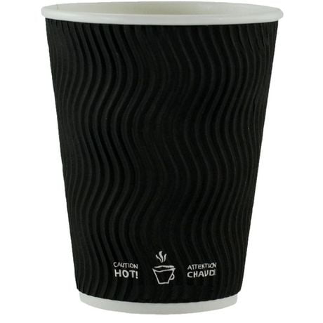 Click here for Tannex Double Wall Cup  10Oz  Black  & Dome Lid Wi... prices