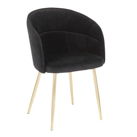 Click here for Lindsey Glam Chair By Lumisource Black prices