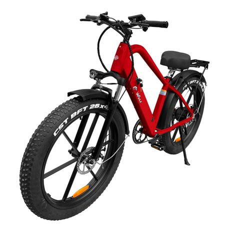 Click here for Daymak Wolf Fat Tire Electric Bicycle - Red Red prices