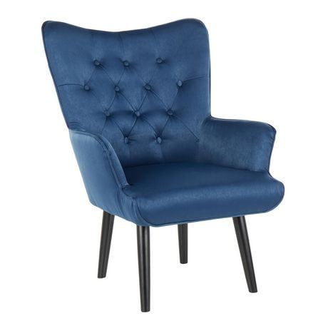 Click here for Isabel Contemporary Accent Chair By Lumisource Blu... prices