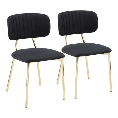 Click here for Bouton Glam Chair By Lumisource Black prices