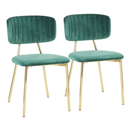 Click here for Bouton Glam Chair By Lumisource Green prices