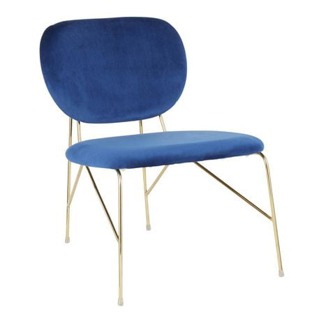 Click here for Gwen Glam Accent Chair By Lumisource Blue prices